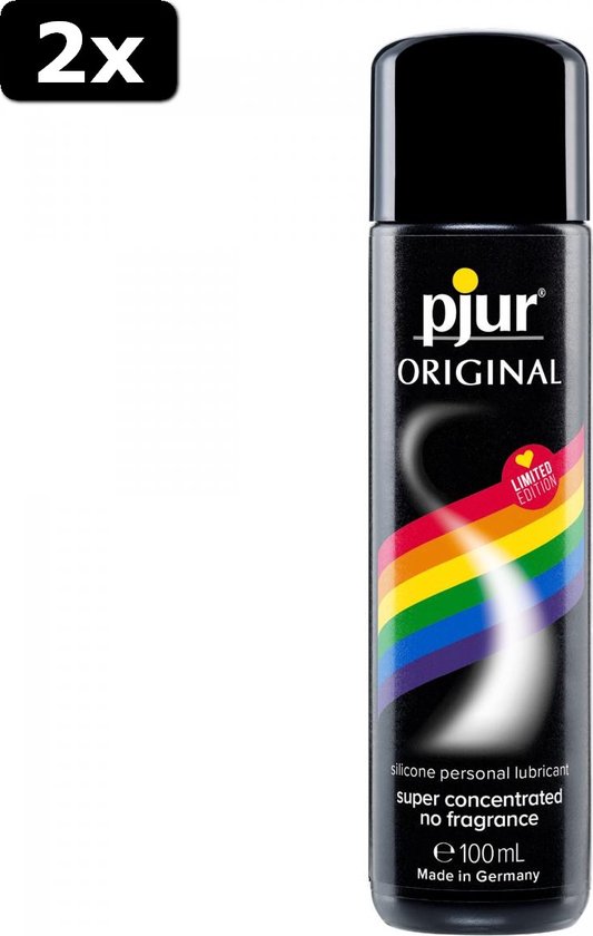 2x Pjur Original Rainbow Edition - 100 ml | bol.com