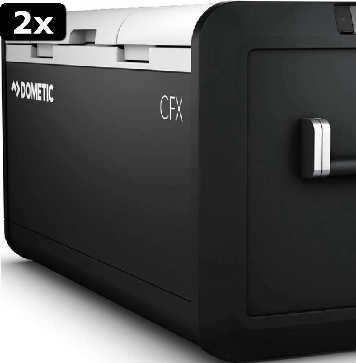 2x Dometic CFX3 100 Compressor Koelbox - 99L - 12/24/230v - Energieklasse D - zwart/grijs | bol.com