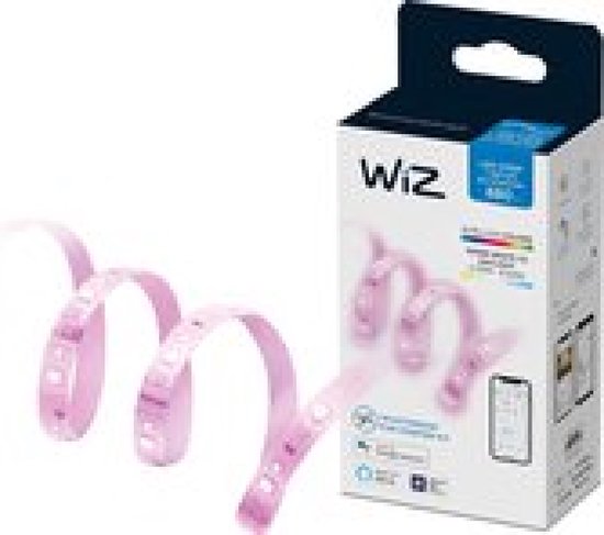 WiZ Ledstrip verlengstuk Slimme LED verlichting - Gekleurd en Wit Licht - 1 Meter -... | bol