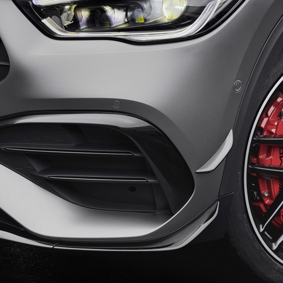 AMG DESIGN FRONTSPOILER FLAPS SPOILER GESCHIKT VOOR MERCEDES GLA-KLASSE ...