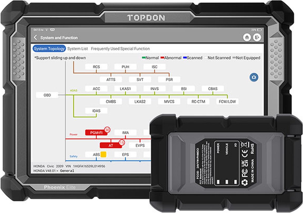 Topdon Phoenix Elite Diagnose Tablet Nederlands | bol.com