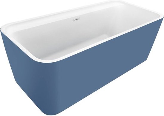 Allibert Kolora vrij staand bad 170x78cm blauw mat | bol.com