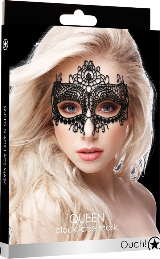 Queen Black Lace Mask - Black | bol.com