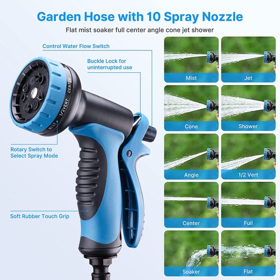 Flexibele tuinslang, garden hose, water hose, premium tuinslang in ...