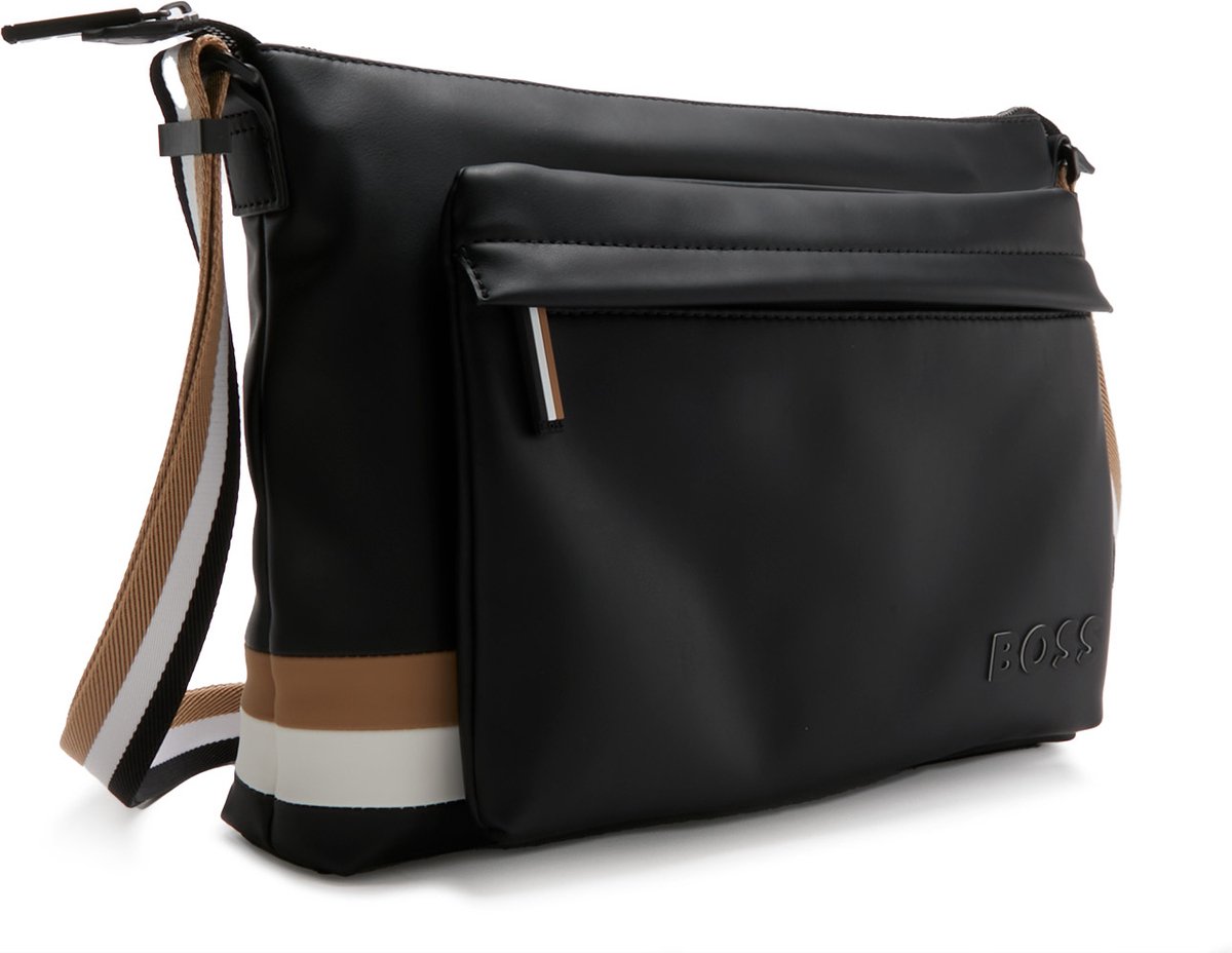 Hugo Boss BOSS Heren Crossbody tas Kunstleer - Zwart | bol.com