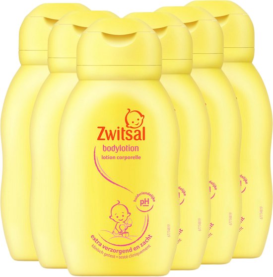 Zwitsal - Bodylotion - 6 x 75ml - Voordeelverpakking | bol