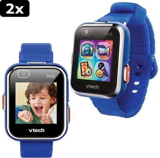 2x VTech Kidizoom Smartwatch DX2 Blauw | bol