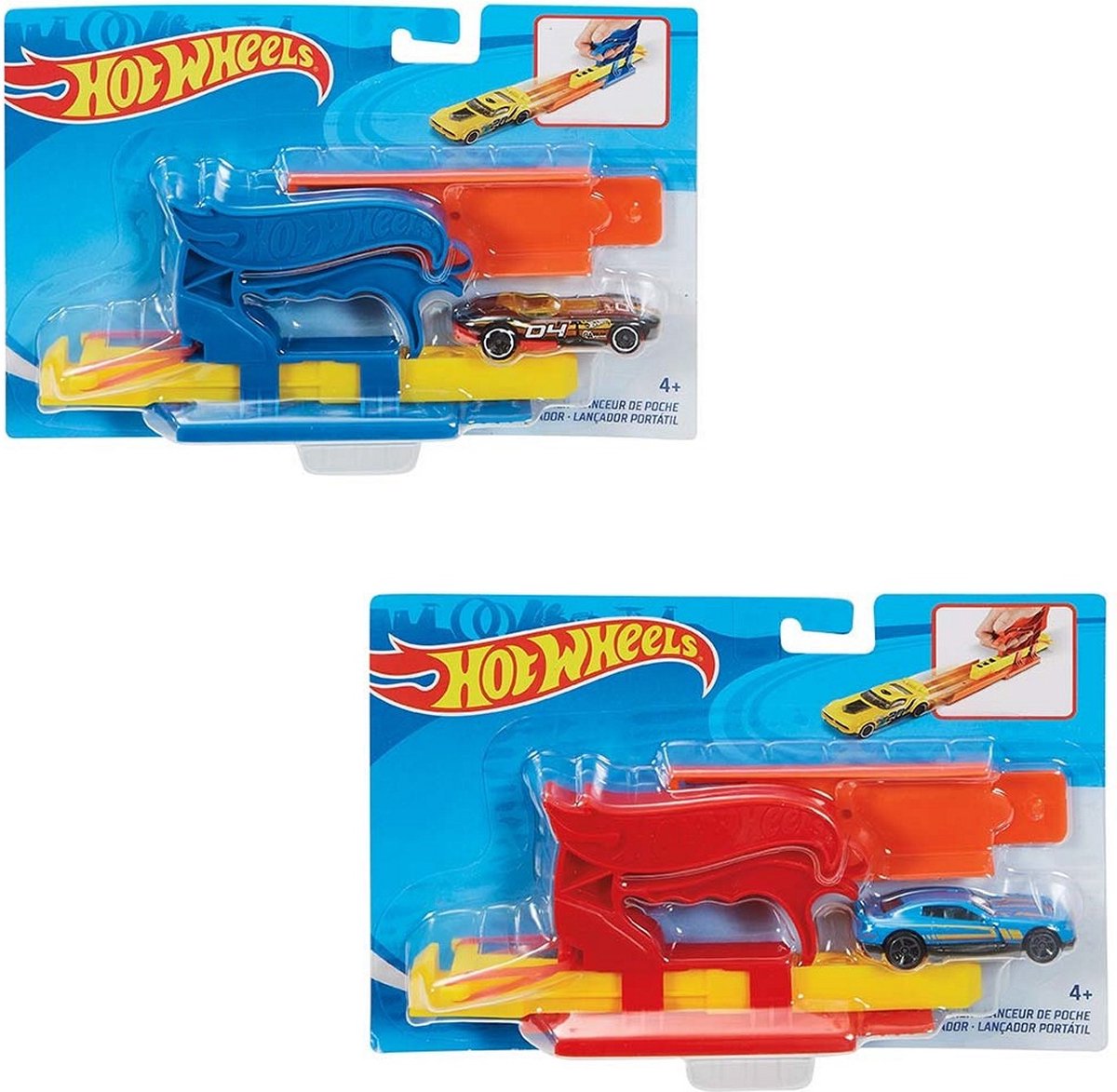 Hot Wheels Pocket Launcher met Auto | bol.com