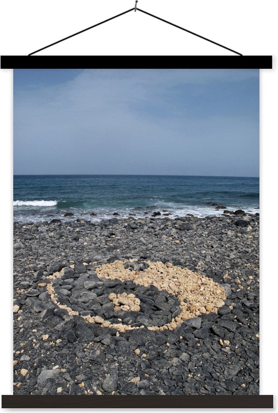 Affiche école Yin et Yang symbole de la roche volcanique lattes plates ...