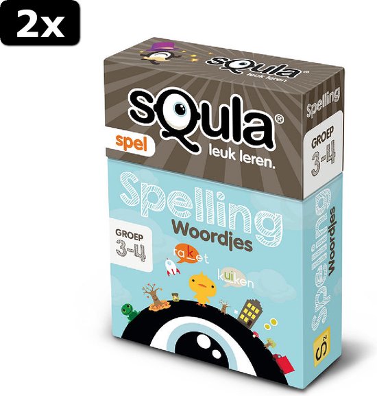 2x Squla Spelling Woordjes | Games | bol.com