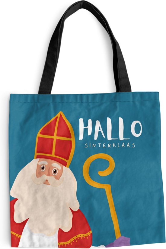 Schoudertas - Strandtas - Shopper Sinterklaas - Quotes - Sint - Hallo ...