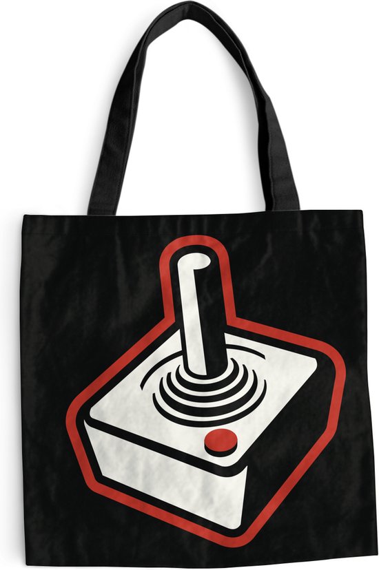 Schoudertas - Strandtas - Shopper Gamen - Game controller - Zwart ...
