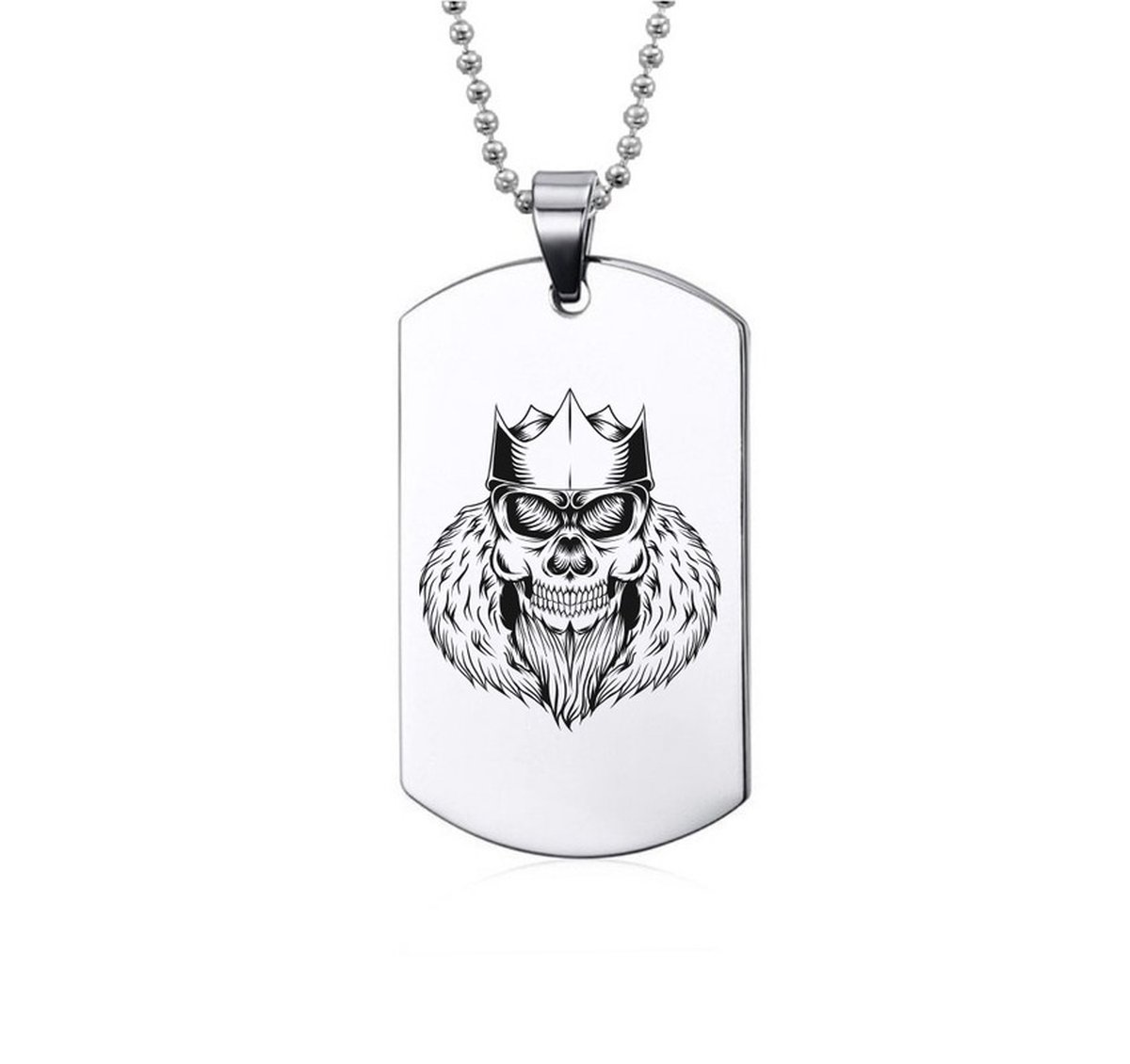 Ketting RVS - Koning Skelet | bol.com