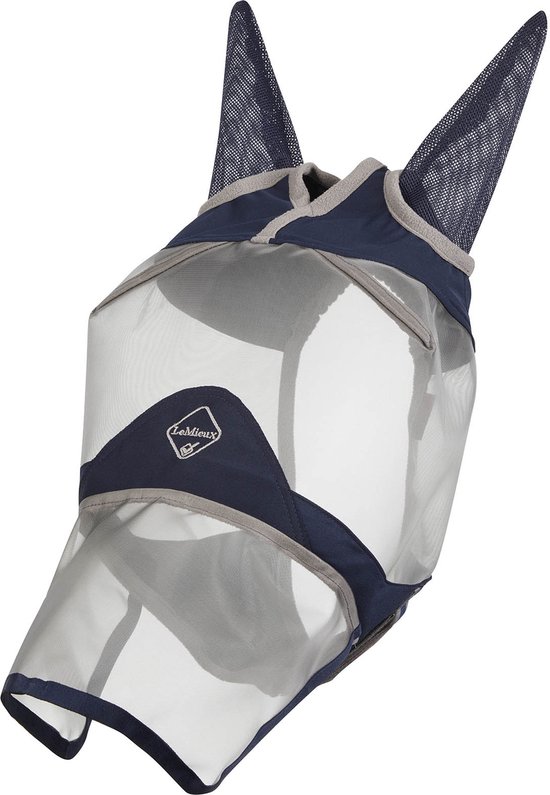 LeMieux Vliegenmasker Arika shield neus en oren Navy/Grey - L ...