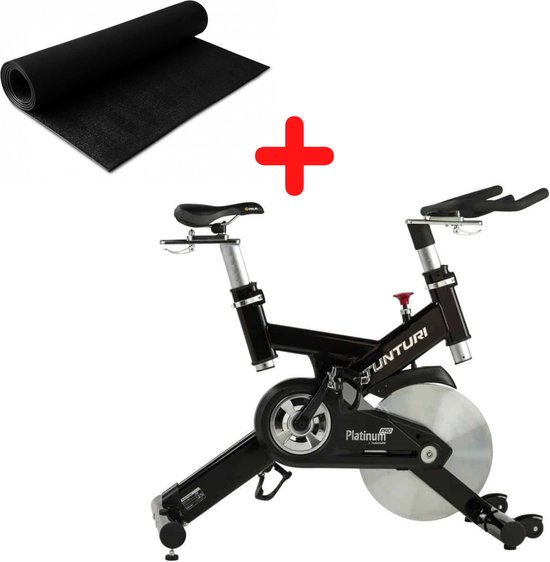 Tunturi Sprinter Bike Pro (incl Beschermmat) - Spinbike - LCD-scherm ...