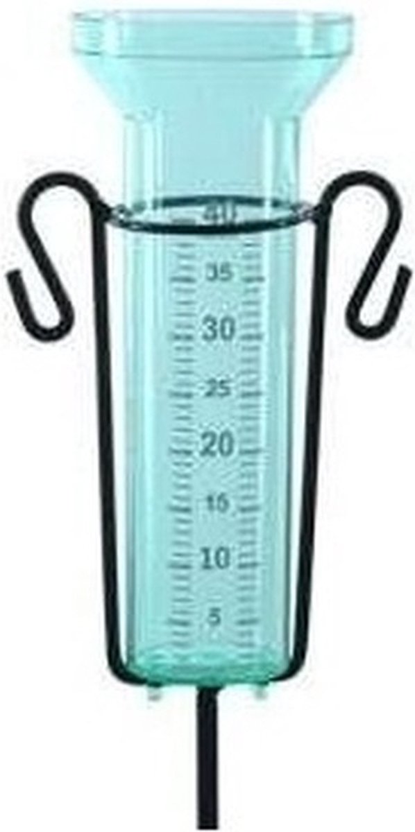 Regenmeter groen met grondpen 75 cm - buiten/tuin - regenmeters | bol