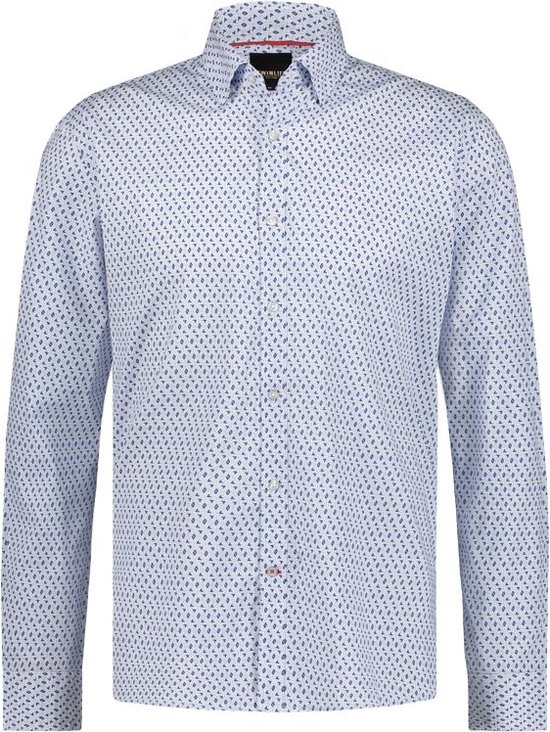 Twinlife Overhemd Shirt Triangle Aop Tw24214 Serenity 281 Mannen Maat - 3XL | bol.com