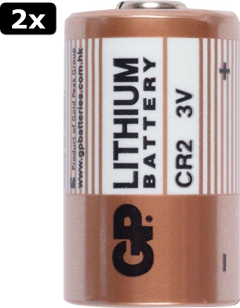 2x GP Lithium CR2 batterij - 1 stuk | bol.com