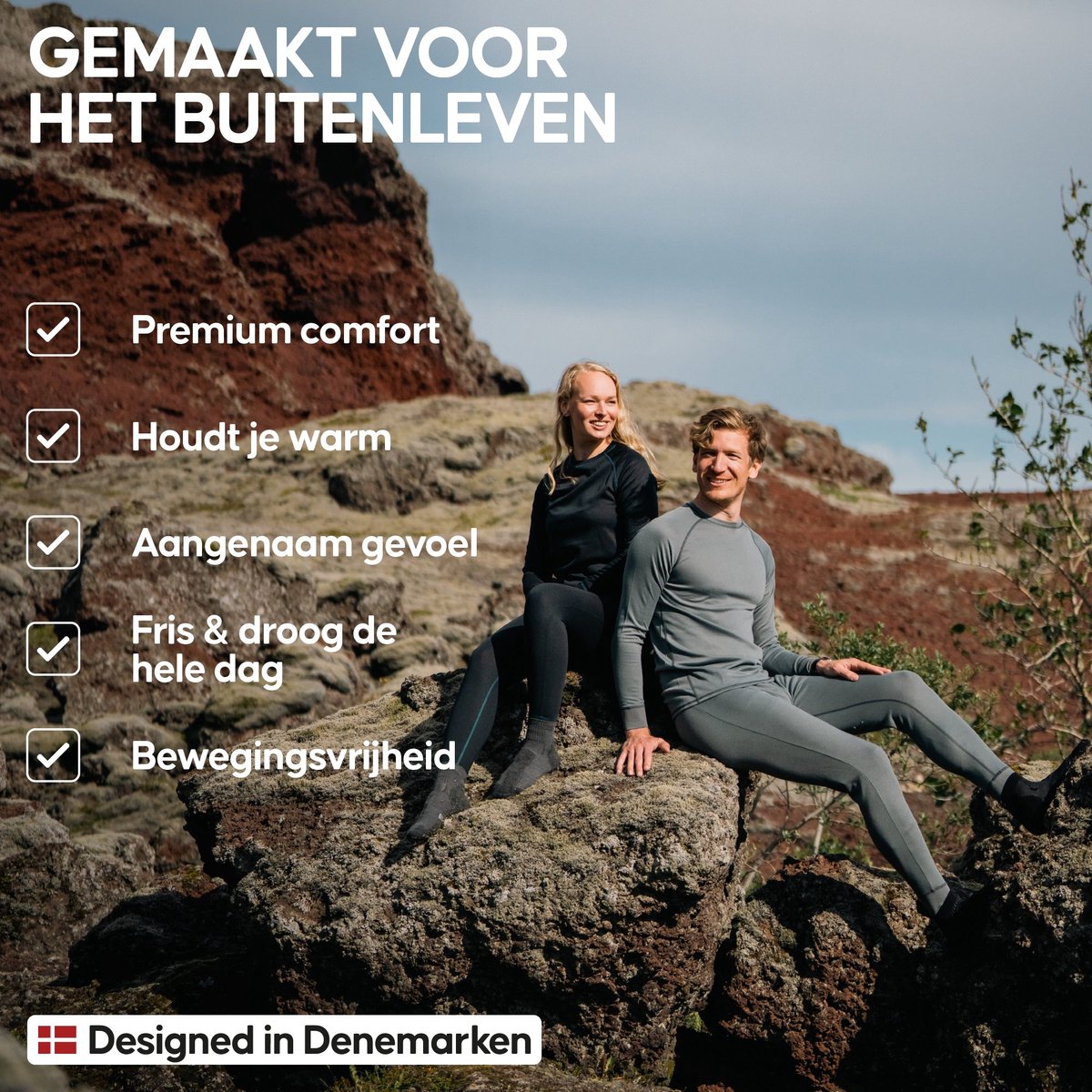 DANISH ENDURANCE Thermo Ondergoed Set voor Dames & Heren - van Gerecycelde Materialen... | bol