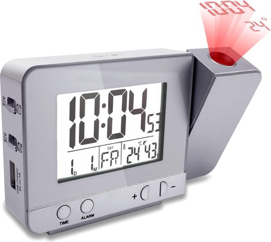 Velox Digitale Wekker Met Projectie - Projectieklok Digitaal | bol