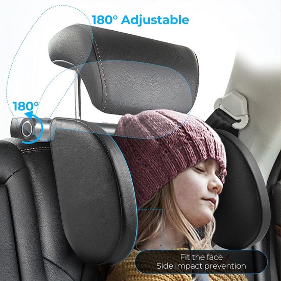 Hoofdsteun voor auto, hoofdsteun voor auto, met aromabox en haak ...