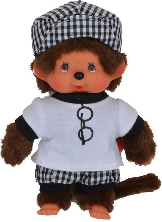 Monchichi black & white boy 20 cm | bol.com
