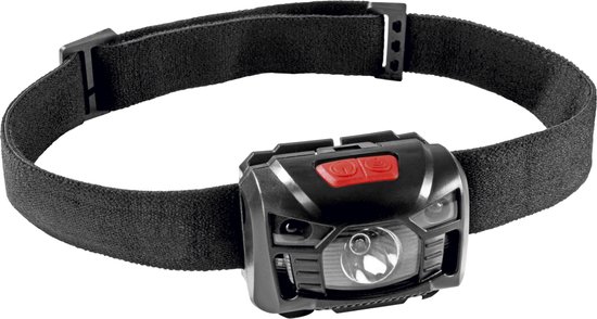 EASYmaxx hoofdlamp - zwart/rood | bol