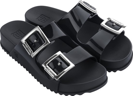 Zaxy Partner Slippers Dames - Black - Maat 39 | bol