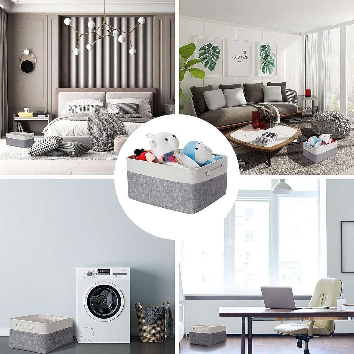 Opbergdoos stof, opbergmanden, groot, garderobe-organizer, dozen ...