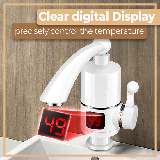 Beroli - Retoo Compacte elektrische doorstroomboiler - 220 V - met... | bol