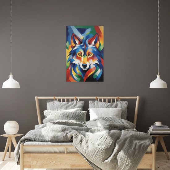 Wolf Franz Marc poster - Franz Marc muurdecoratie - Muurdecoratie wolf ...