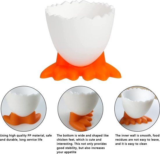 12 stuks eierdopjes set, siliconen eierdopjes, anti-aanbak, siliconen ...