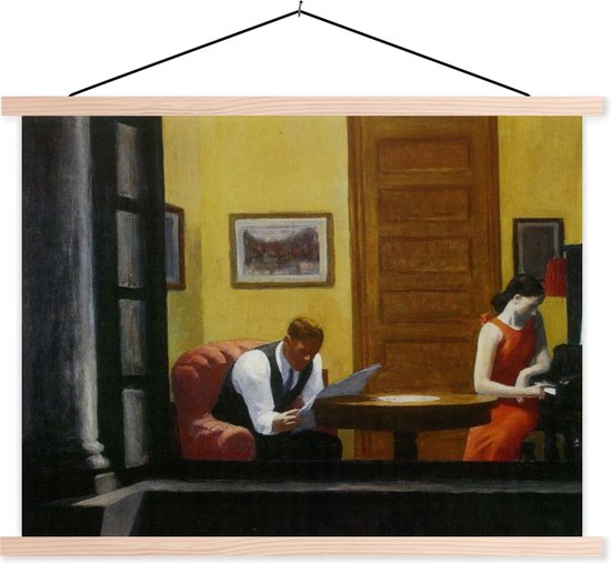 Posterhanger incl. Poster - Schoolplaat - Kamer in New York - Edward ...