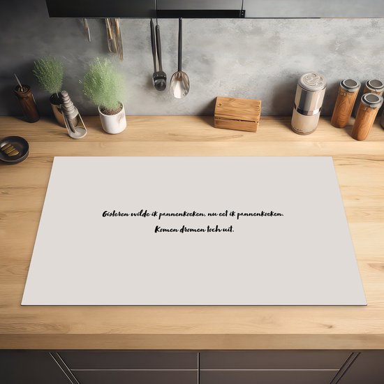 KitchenYeah® Inductie beschermer 83x51.5 cm - Gisteren wilde ik ...