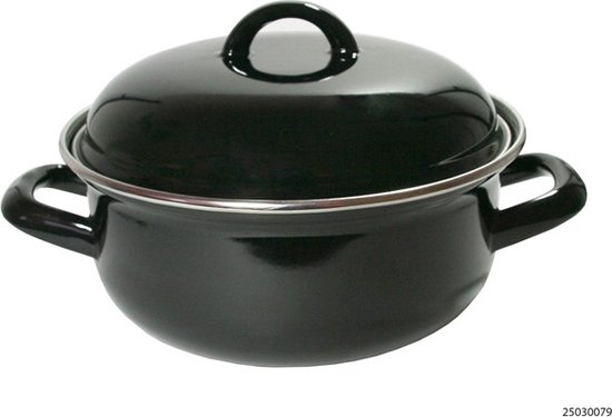 Braadpan - 24 cm- Emaille | bol.com