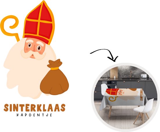 Tafelkleed - Tafellaken - 130x170 cm - Sinterklaas - Quotes - Sint ...