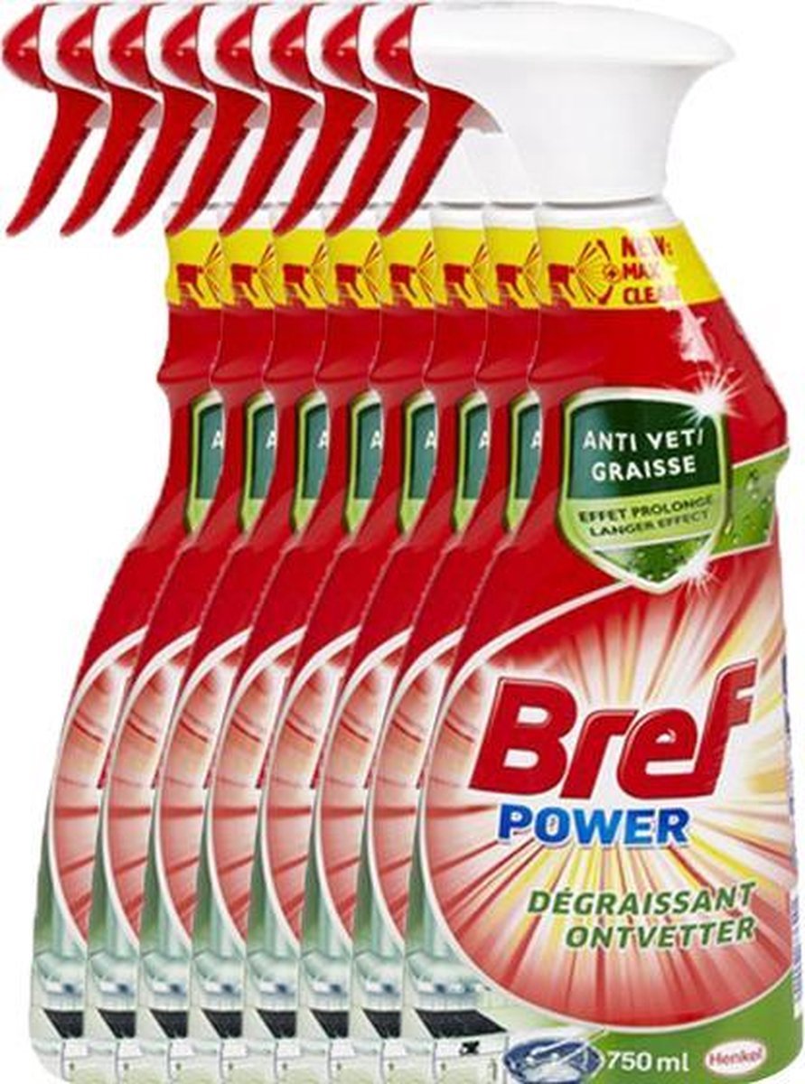 Bref Ontvetter Spray - 8 x 750 ml | bol.com