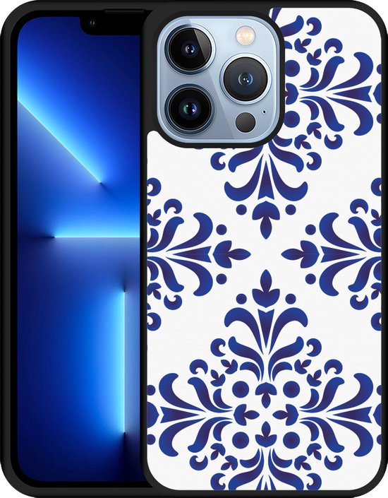 iPhone 13 Pro Hardcase hoesje Delfts Blauw - Designed by Cazy | bol.com