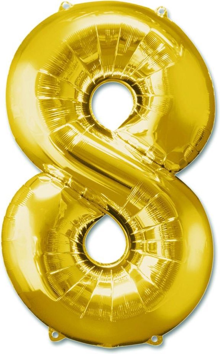Cijfer 8 - Goud XL | bol.com