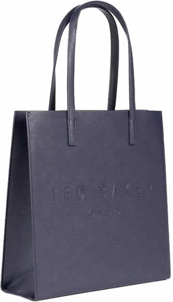 Ted Baker - Soocon Crosshatch Large Icon Bag Deep Purple | bol.com