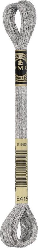 DMC 317W Mouliné Metallise Borduurgaren 8m E415 | bol.com