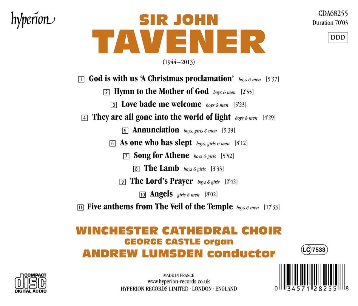 Andrew Lumsden Winchester Catherdral - Angels & Other Choral Works (CD ...