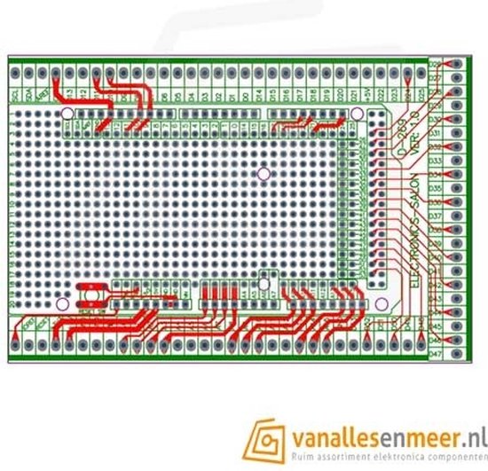 Arduino MEGA screw shield Gesoldeerd | bol