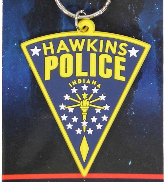 Stranger Things Hawkins Police Sleutelhanger - Officiële Merchandise | bol