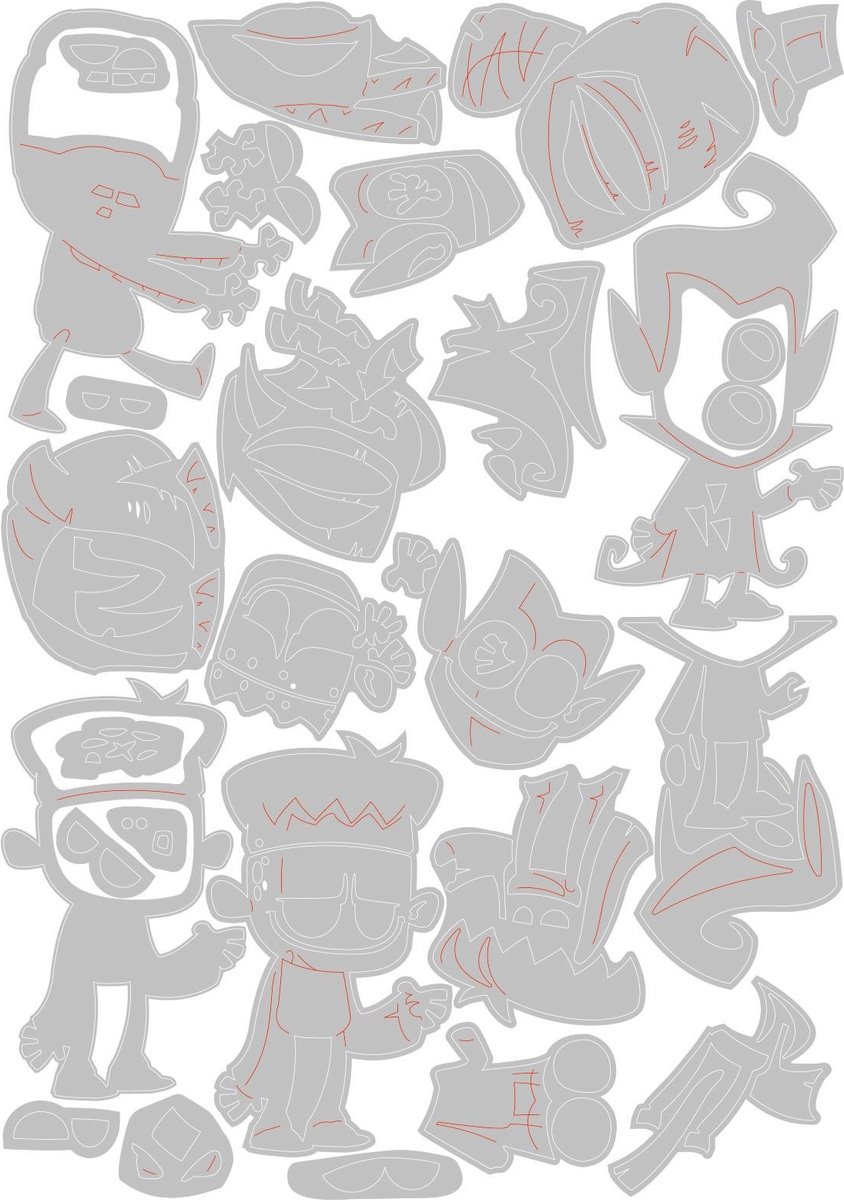 Sizzix Snijmal - Thinlits Colorize set - Costume party - 28 stuks | bol.com