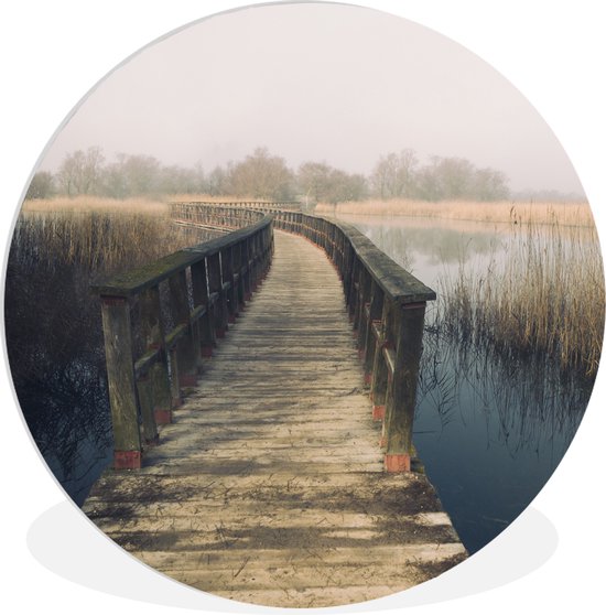 Wall Circle - Wall Circle Indoor - Passerelle piétonne en bois dans le ...