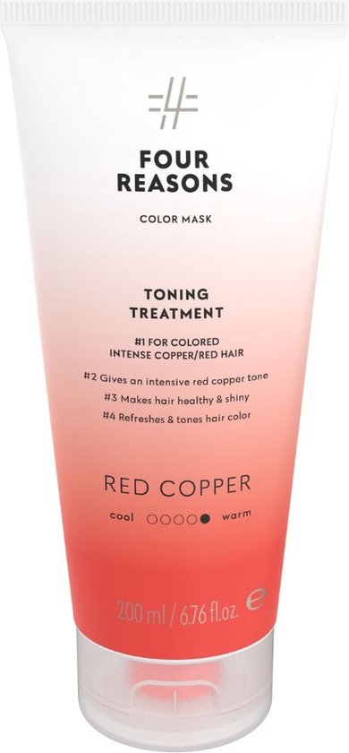 Four Reasons - Color Mask Red Copper - 200ml | bol