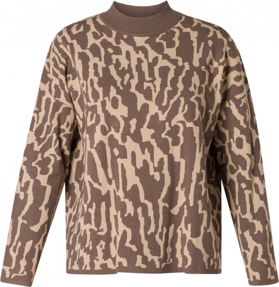 YEST Sabijn - Taupe/Multi-Colour - maat 48 | bol