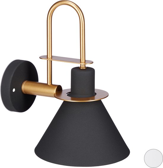 relaxdays wandlamp Editorial - muurlamp industrieel design - wandspot ...