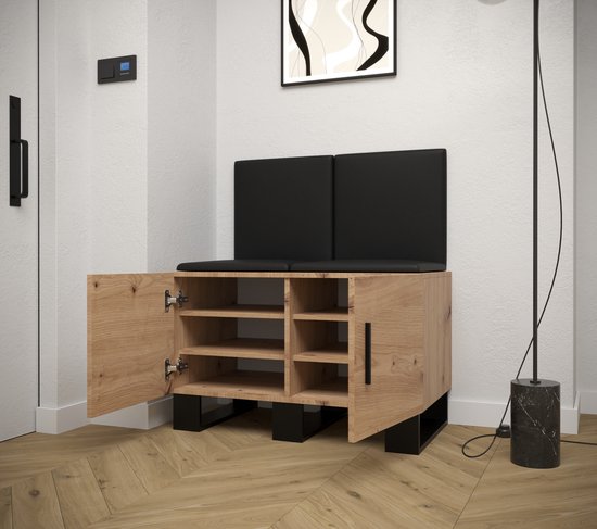 Garderobekast Ganggarderobe Compacte garderobe Vestibule Wandkast Plank ...